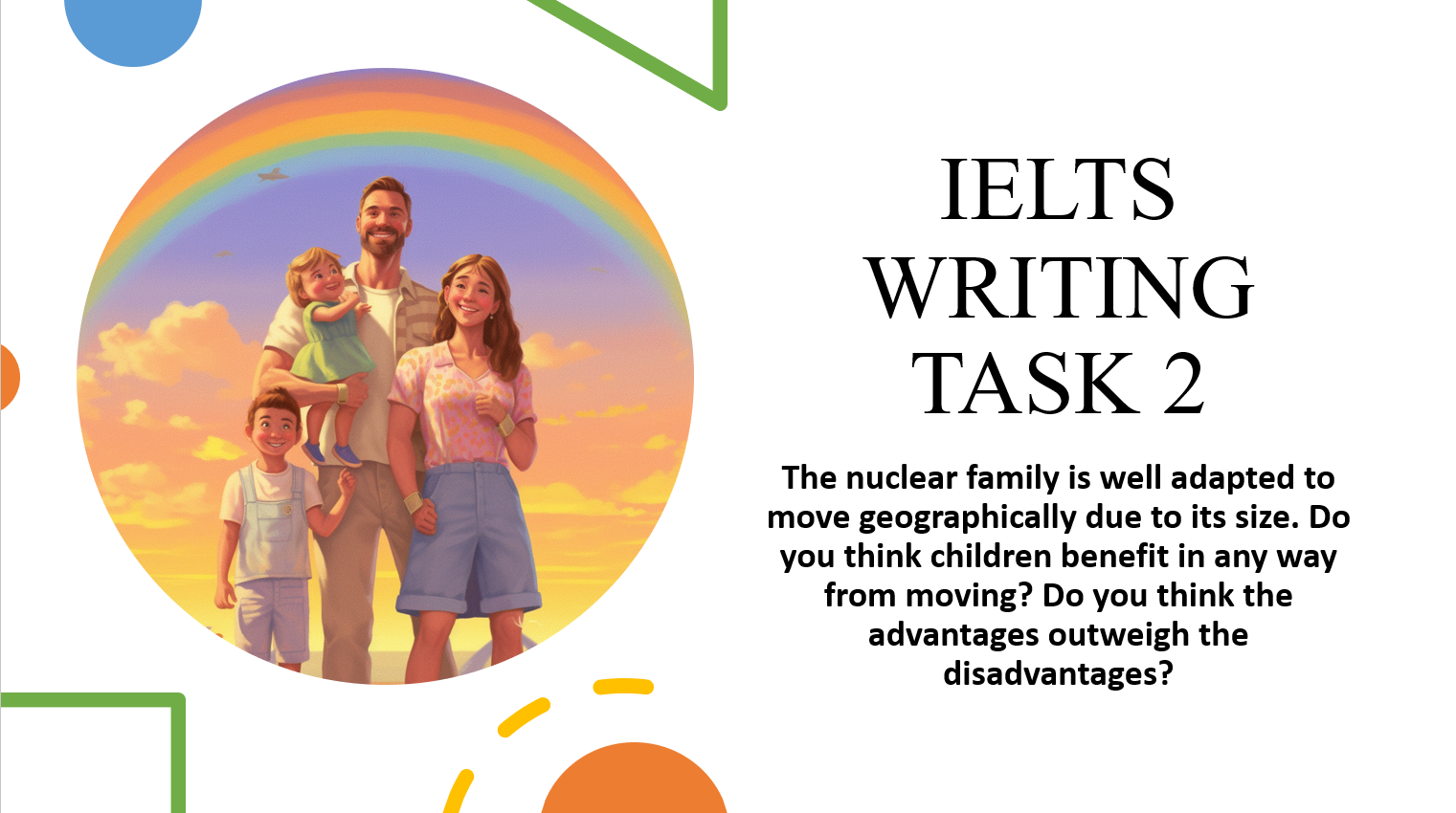 Bài mẫu IELTS Writing Task 2 | Topic: Family | Two - Part Question ...