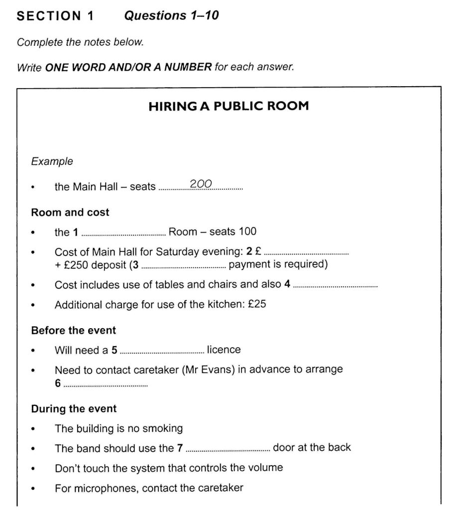 Luyện bài IELTS Listening Part 1 - Bài 1 - Hà English